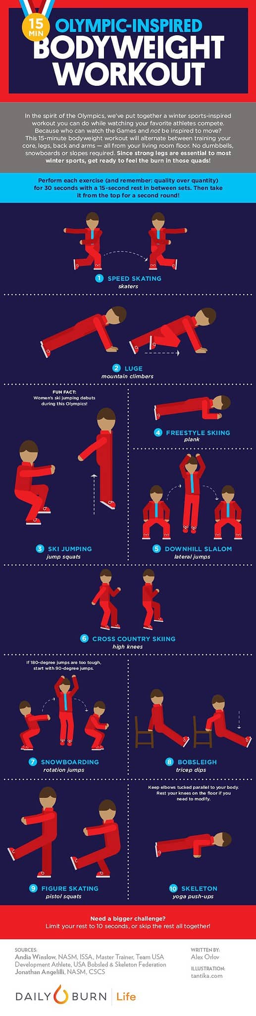 The Olympic-Inspired Bodyweight Workout | Life by Daily Burn