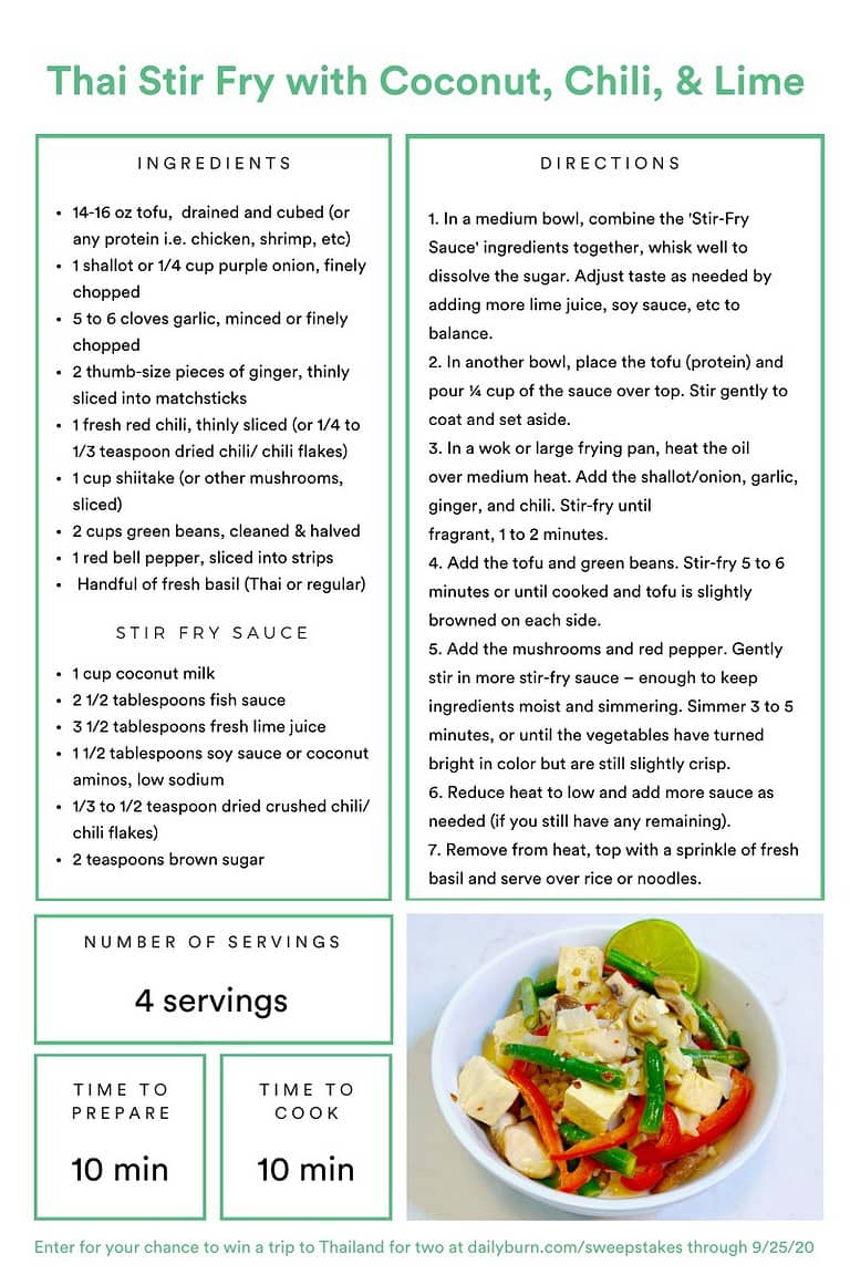 Nora Minno Shares Her Favorite Healthy Thai Recipe | Life by Daily Burn